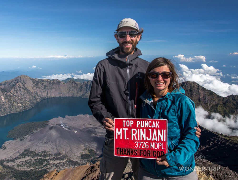 Trek du Rinjani en autonomie sans guide et sans porteur