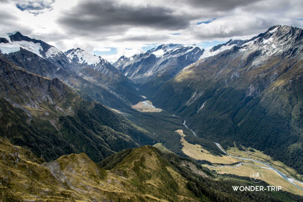 Cascade Saddle - Randonnée du parc national du Mont Aspiring